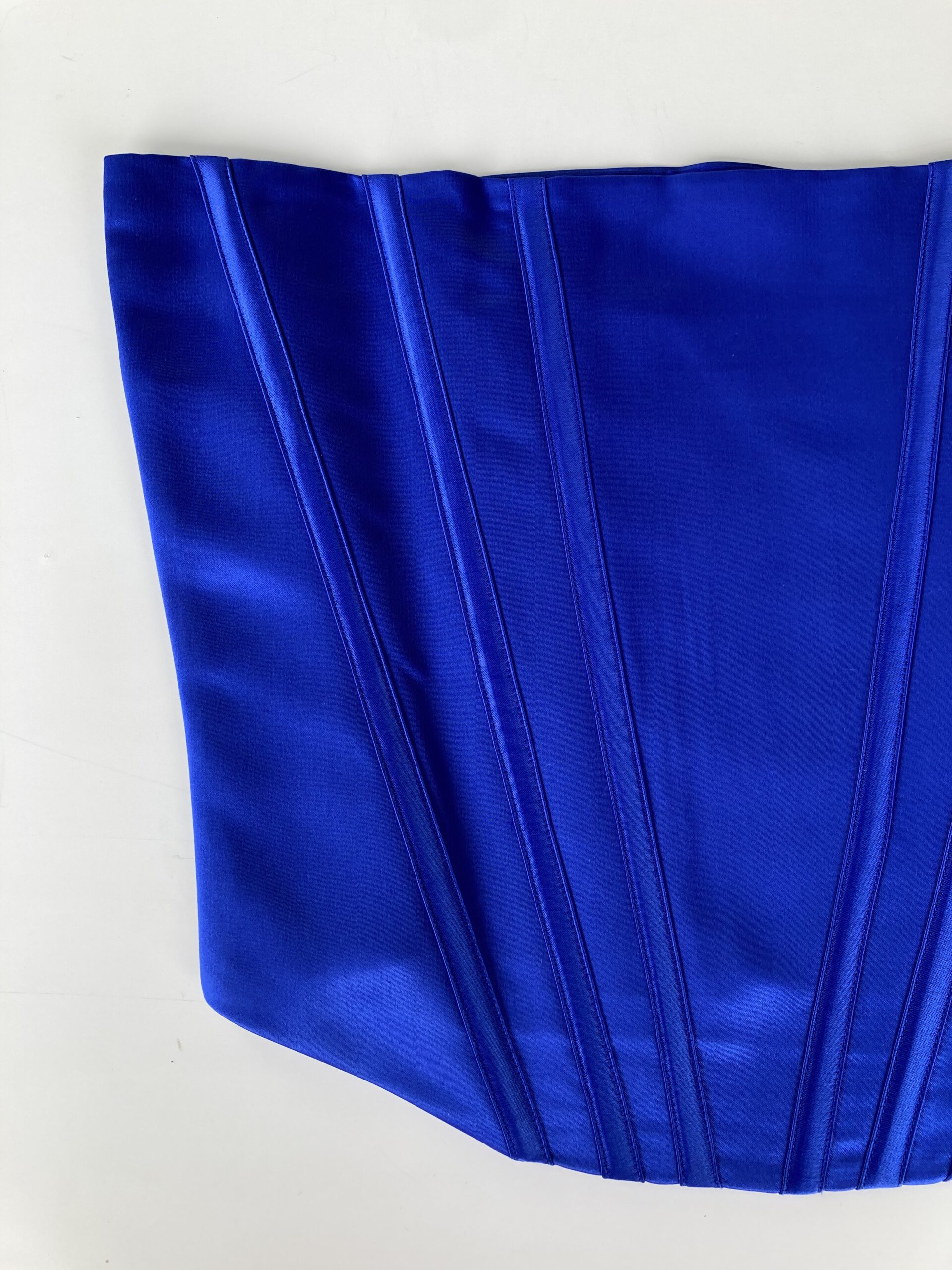 Electric Blue Corset - THE ROK